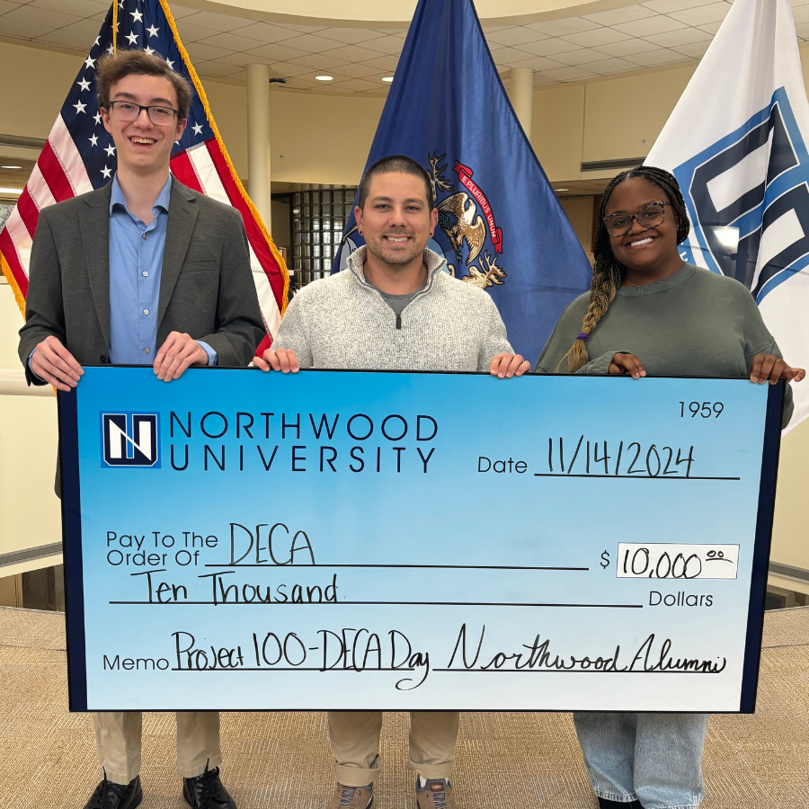 DECA Day is Fall Project 100 winner - Northwood University